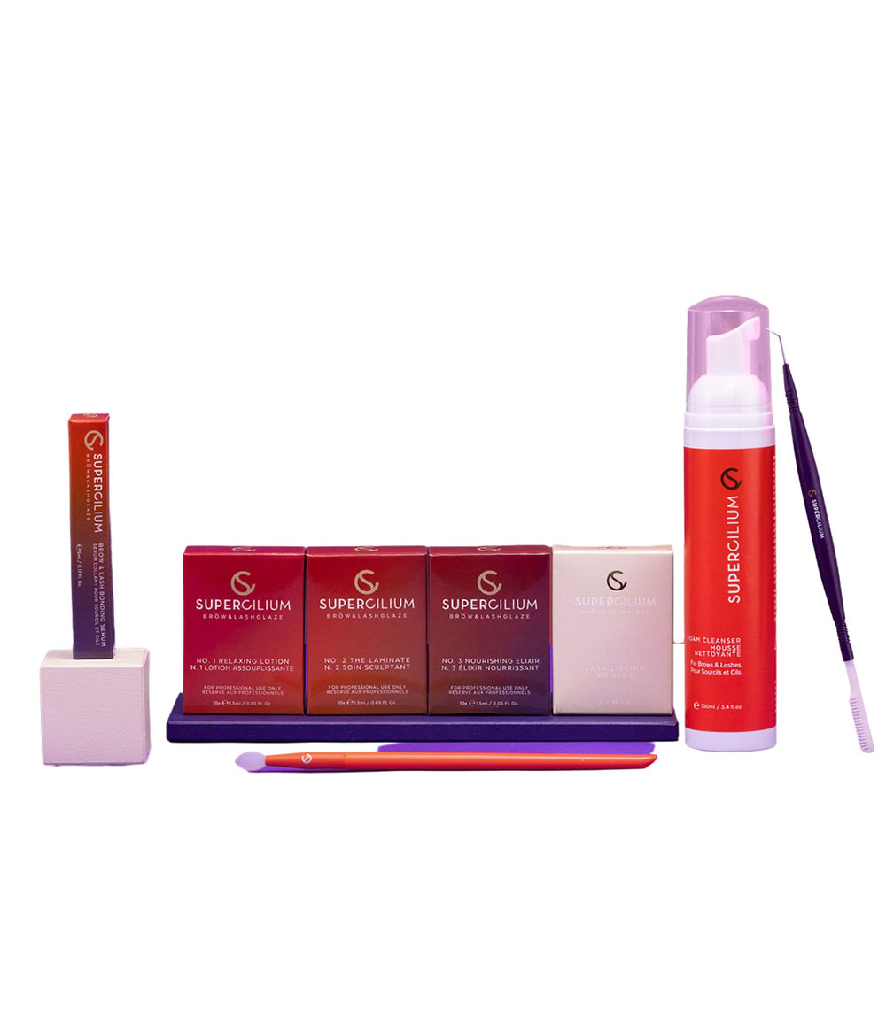 Eyebrow dye products for pro brow artists